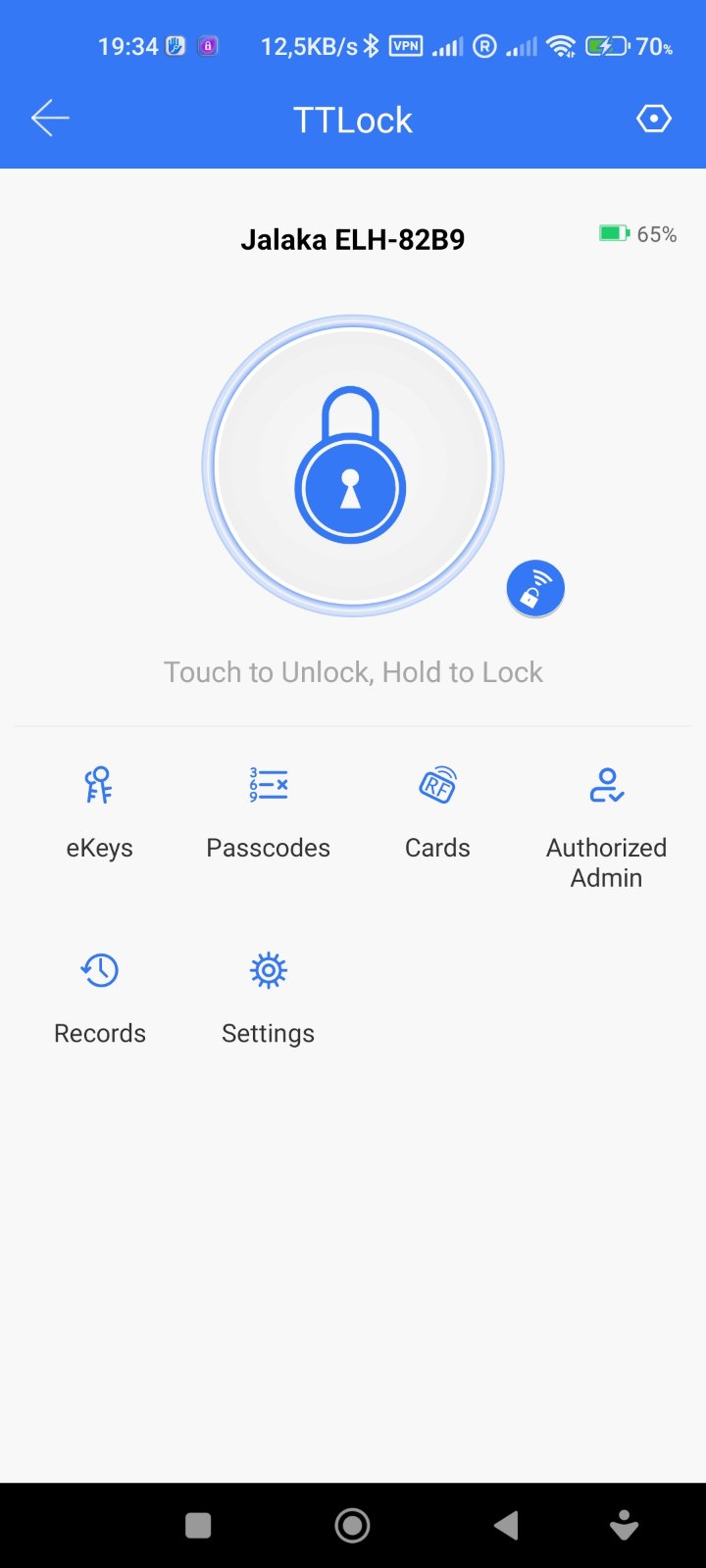 TTLock app & Web -en – eüra SmartLock.en